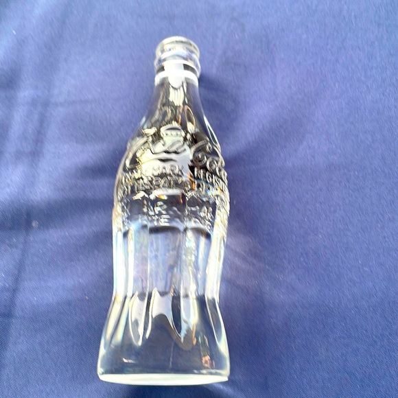Coca Cola | Other | Coca Cola Trademark Registered Solid Glass Bottle ...